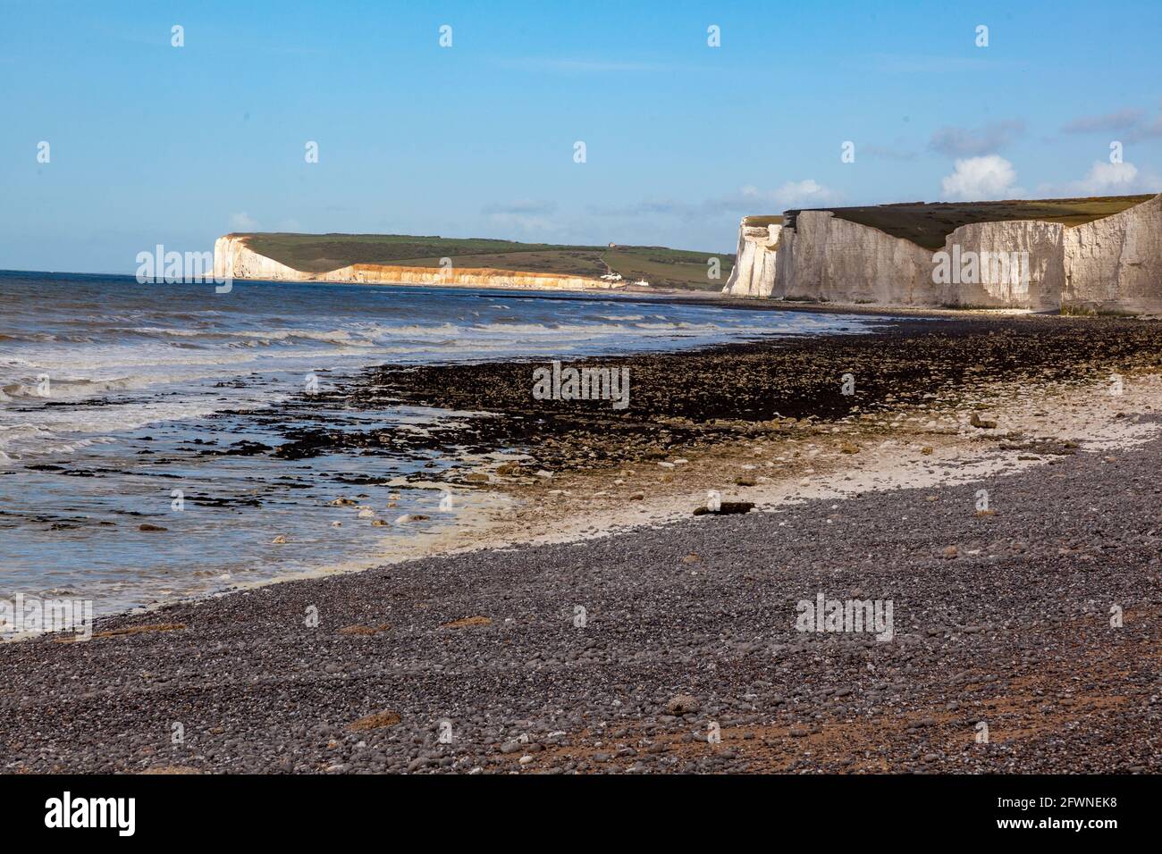 white cliffs of Dover historic southern coast of England UK great ...