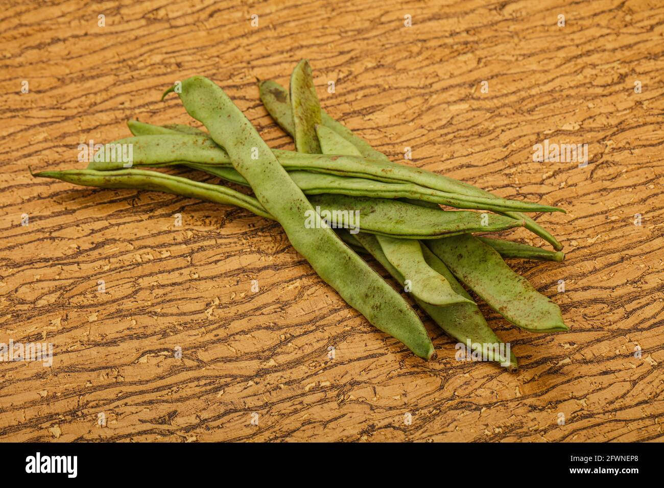 Vegan cuisine - Green bean heap for cooking Stock Photo - Alamy
