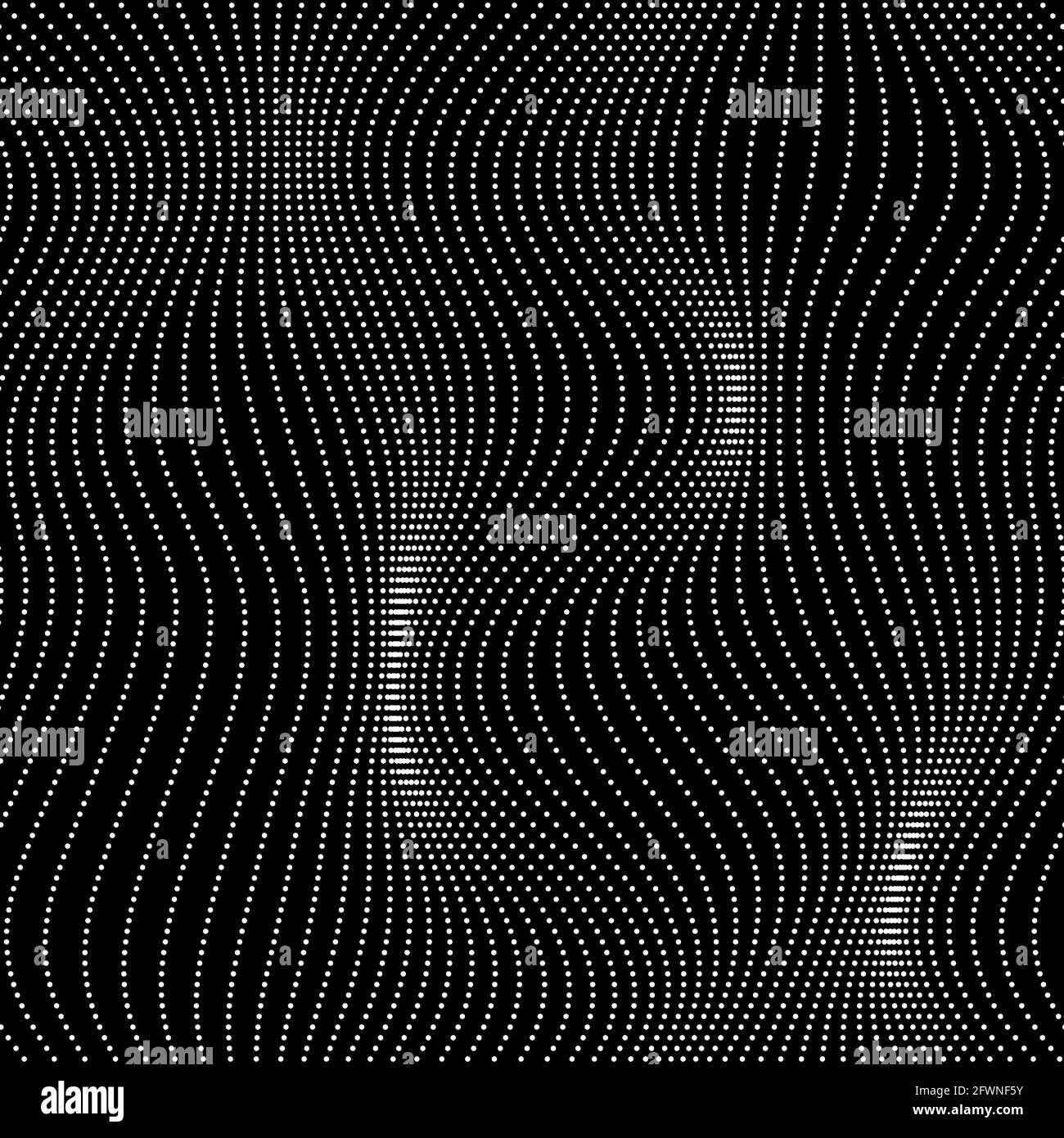 Seamless wavy array of dots pattern for print or digital use Stock ...