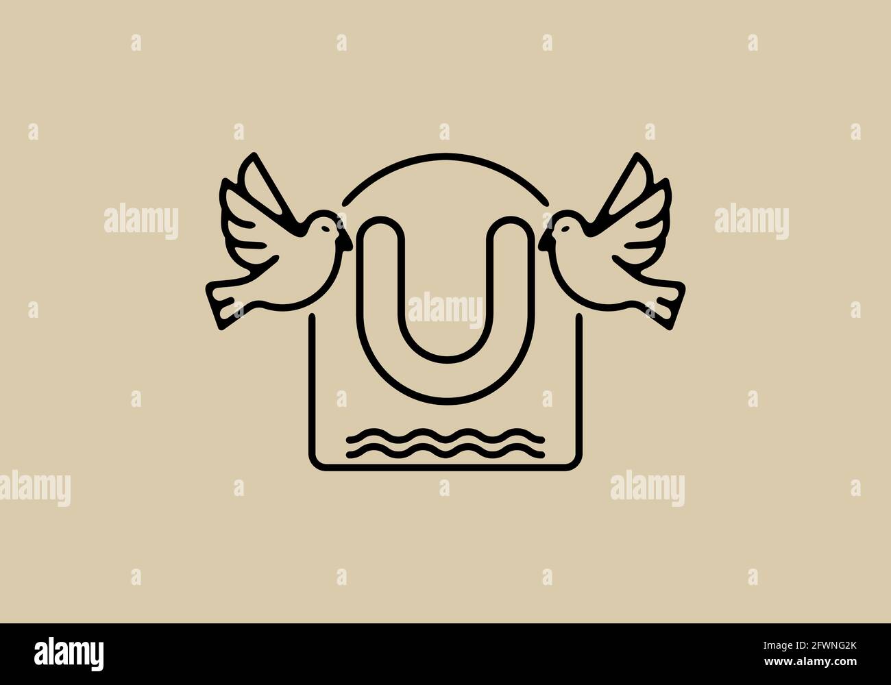 initial alphabet animal logo design Stock Vector Image & Art - Alamy