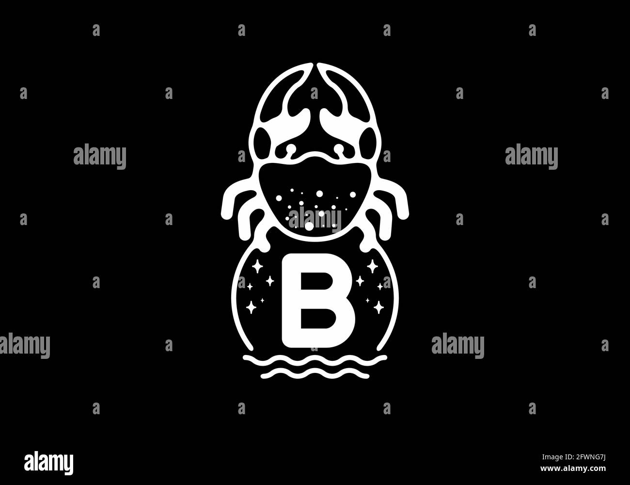 initial alphabet animal logo design Stock Vector Image & Art - Alamy