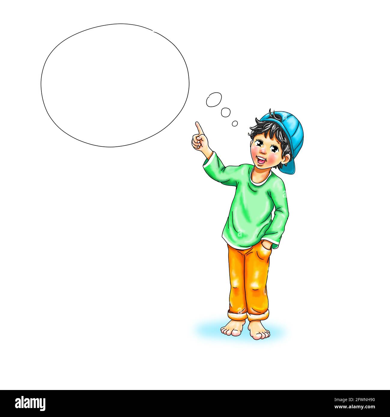 Boy smile student teenager pointing finger pointing laugh joy note ...