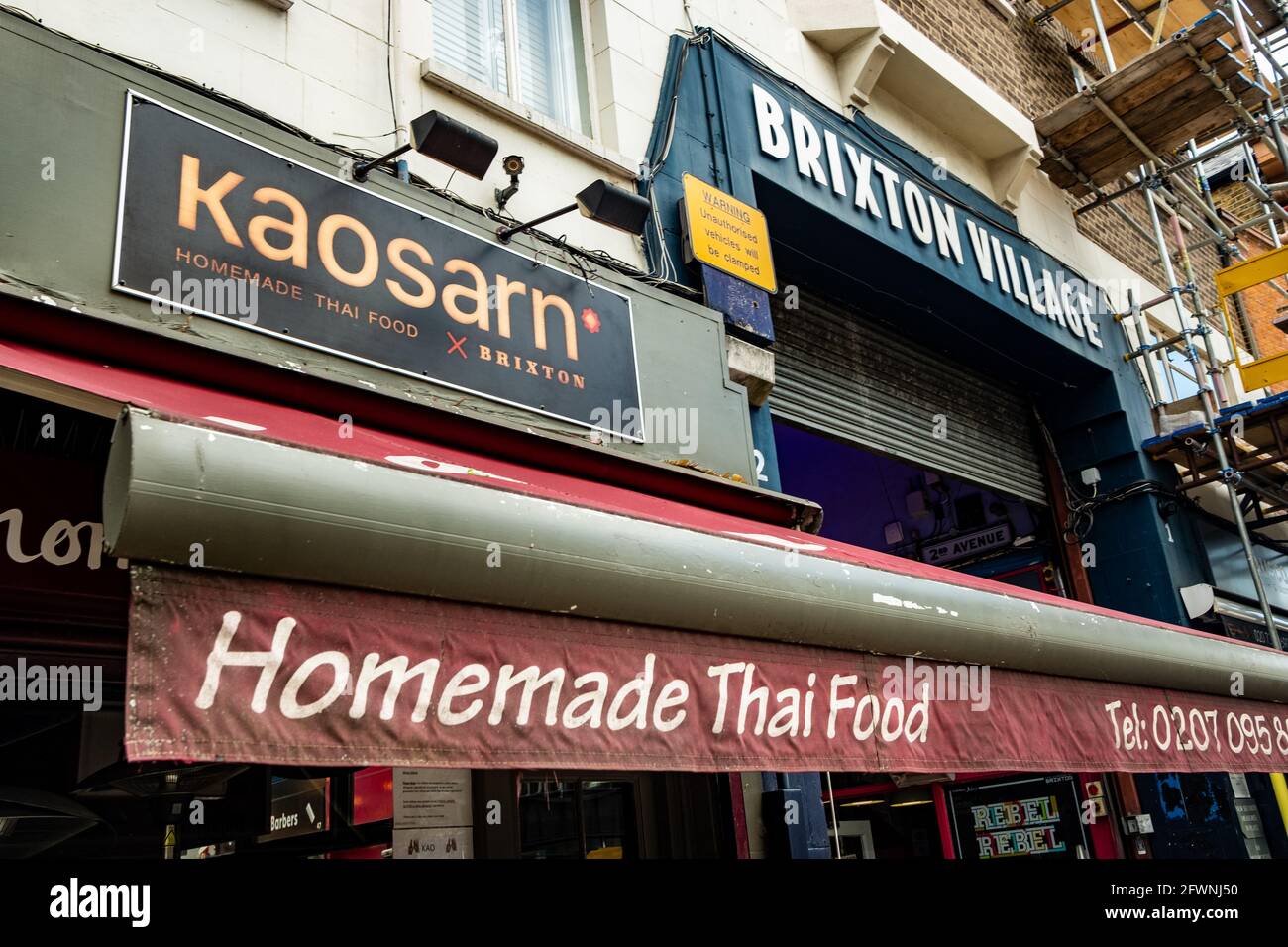 Brixton, London- May 2021: Inside Brixton Village which is part of ...