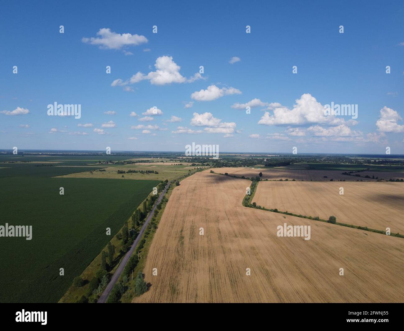Grass field birds eye view hi-res stock photography and images - Alamy
