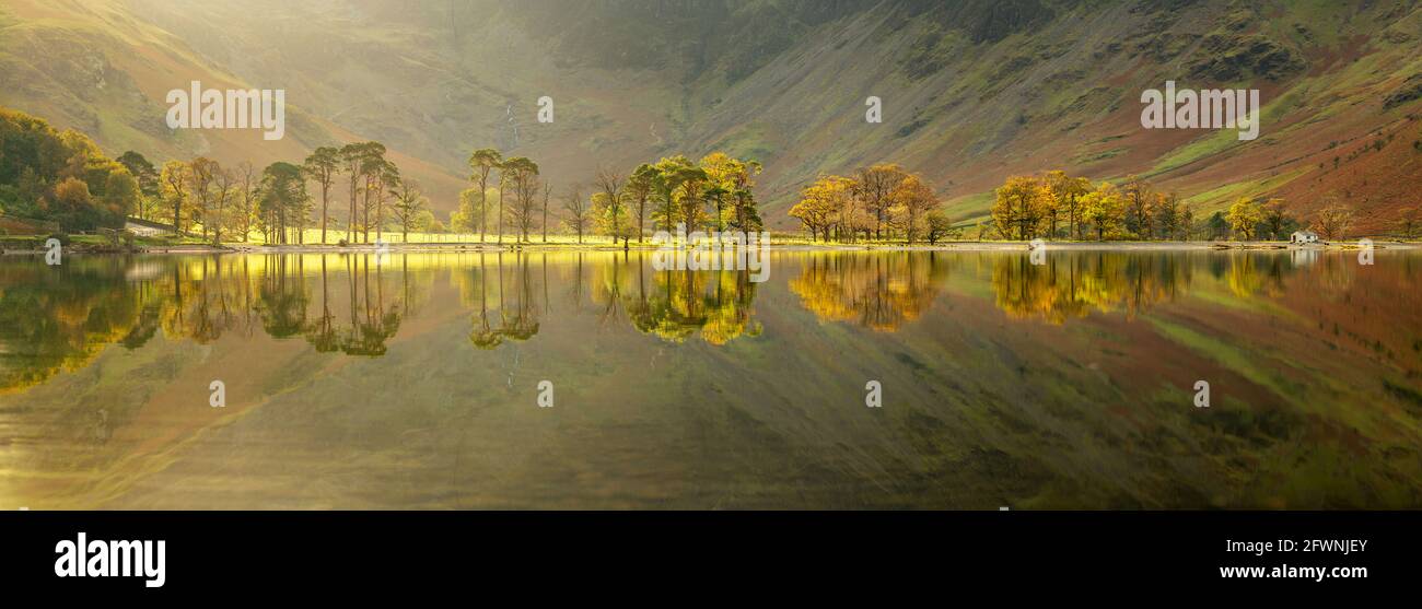 Autumn Glory at Buttermere. The lake district Nationall Park Stock ...
