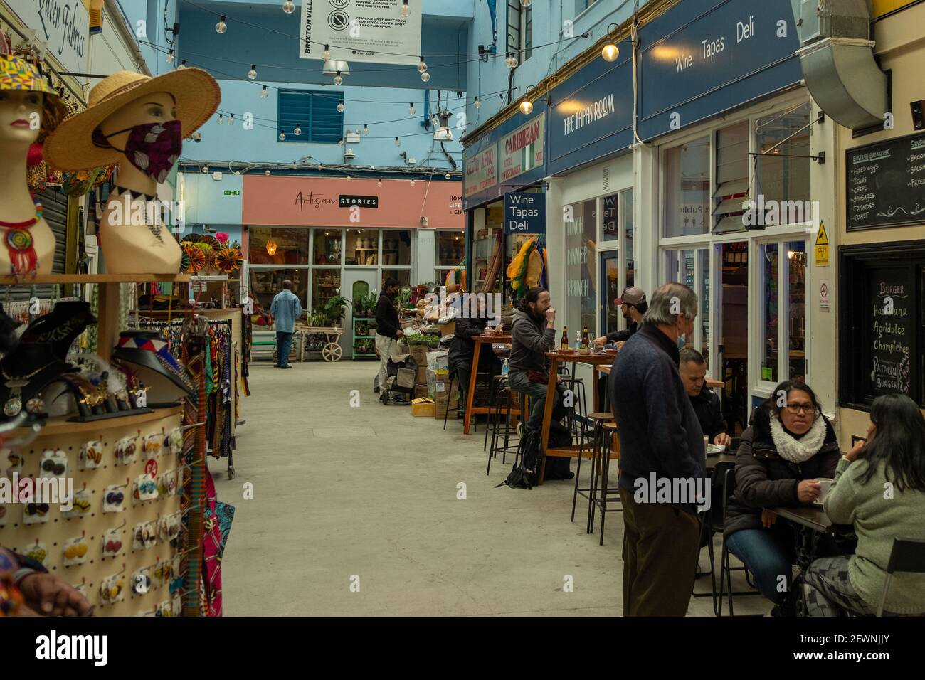 Brixton market hall london hi-res stock photography and images - Alamy