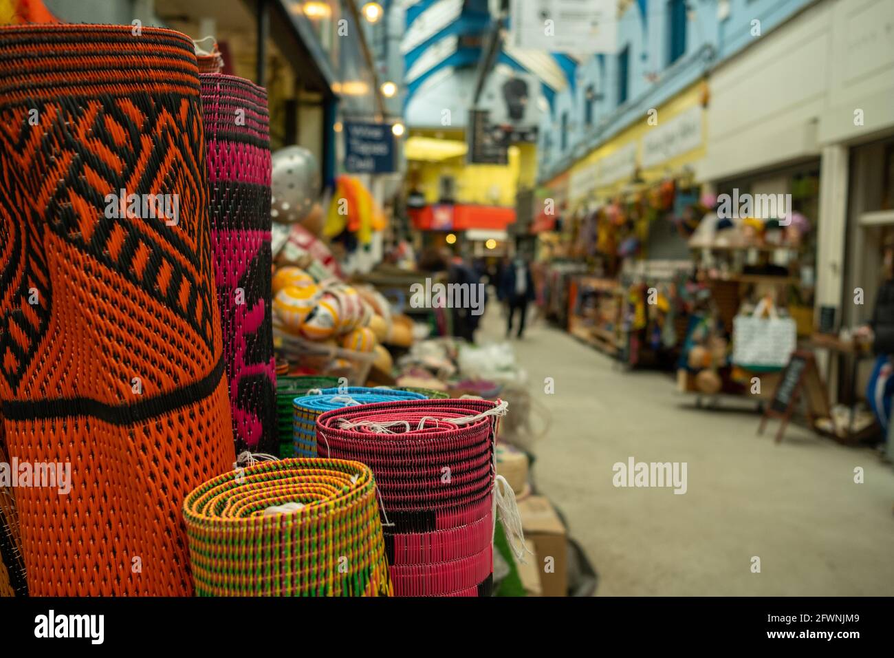 Brixton, London- May 2021: Inside Brixton Village which is part of ...