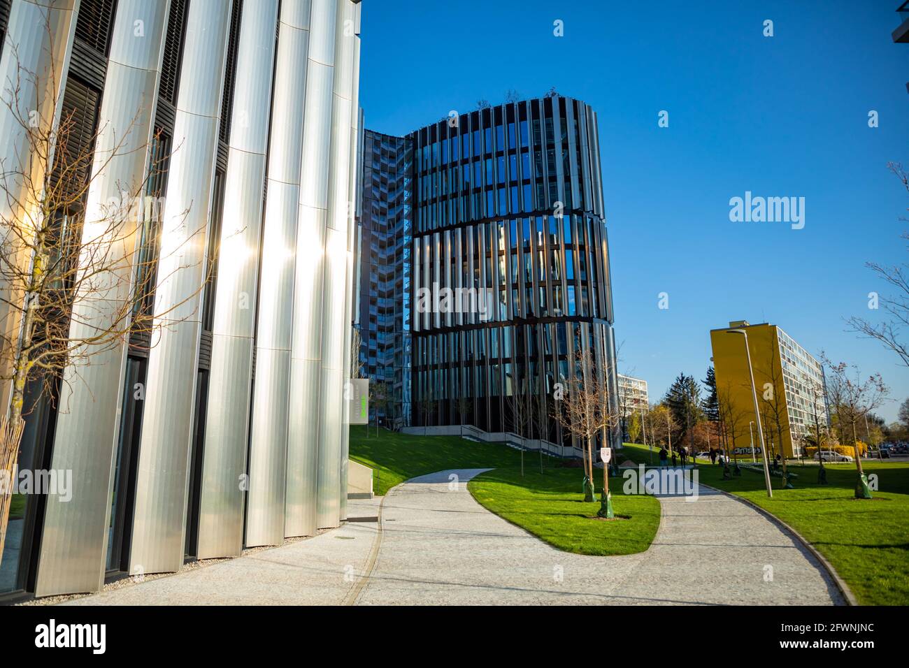 Prague, Czech republic - 18.04.2021: Common modern apartment ...