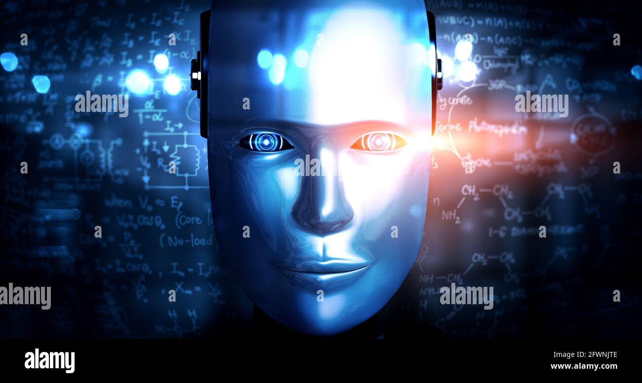 Ai humanoid robot thinking hi-res stock photography and images - Alamy