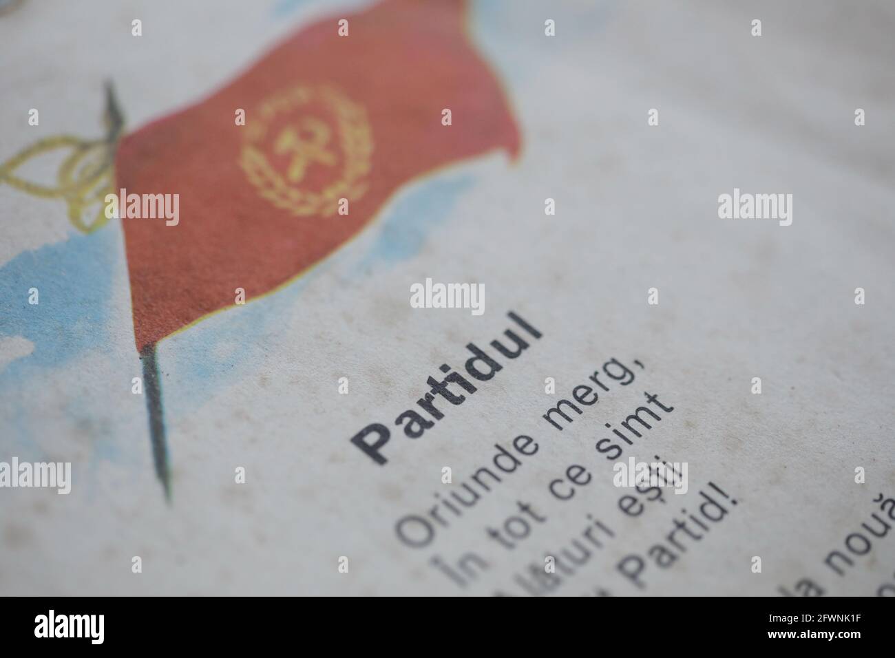 Nicolae ceausescu flag hi-res stock photography and images - Alamy
