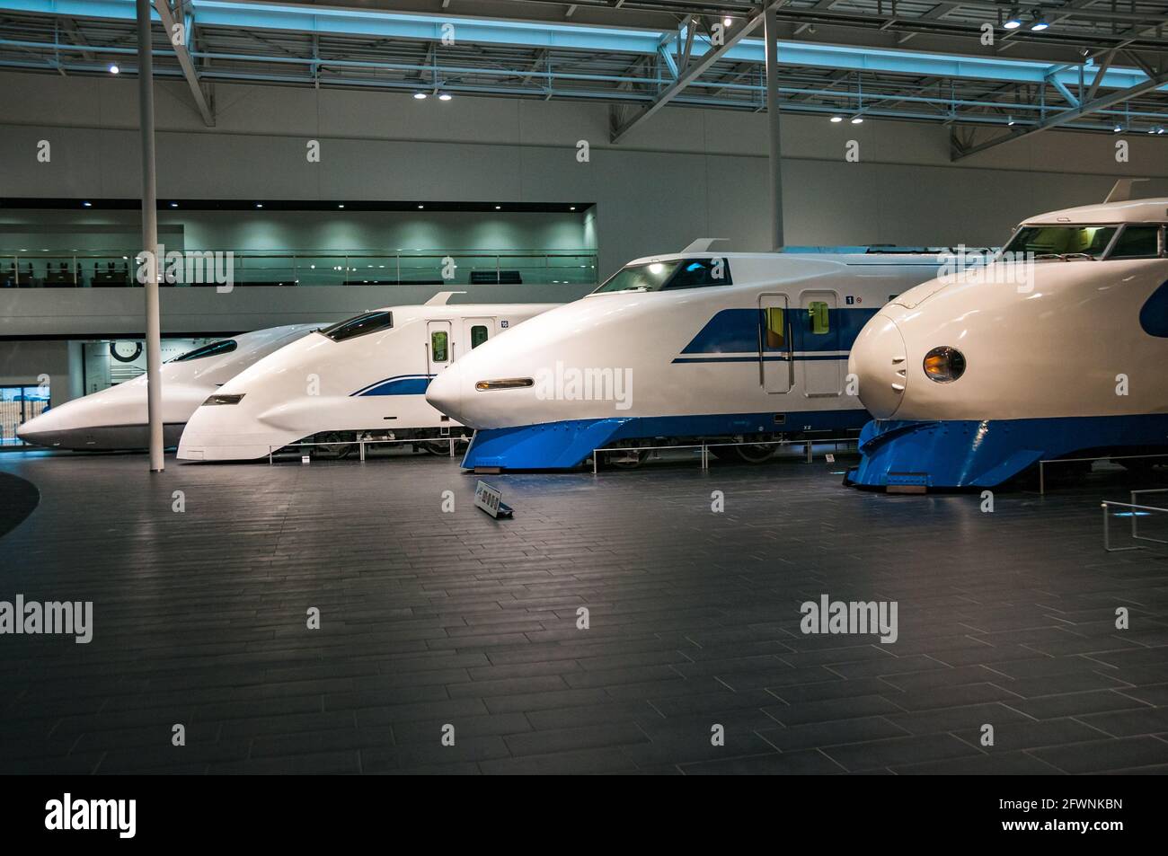 Bullet trains of different generations. Closest is original series 0 ...