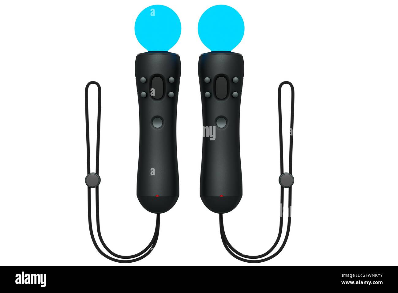 Virtual reality controllers for online and cloud gaming on white ...