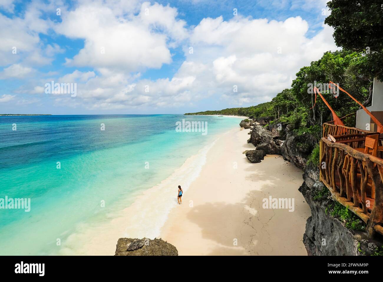 Fine white sand on Bira Beach at this resort town in the far South ...