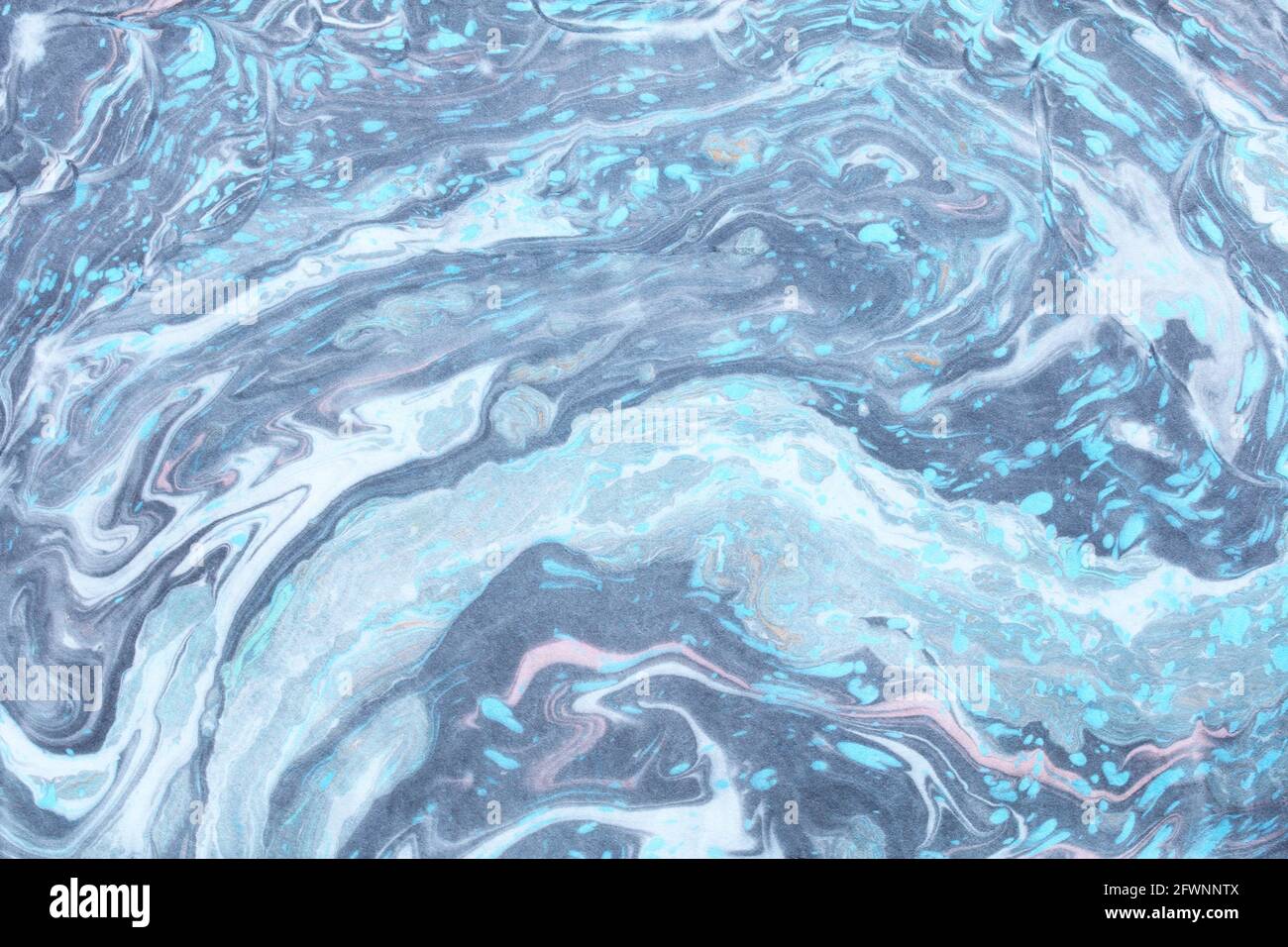 Japanese marble dyed paper texture background, natural ink mixing ...