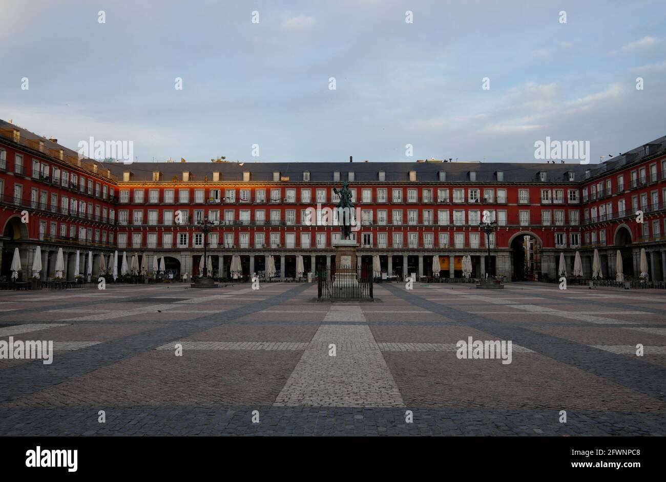 Main Square (Plaza Mayor) of Madrid, Spain Stock Photo - Alamy