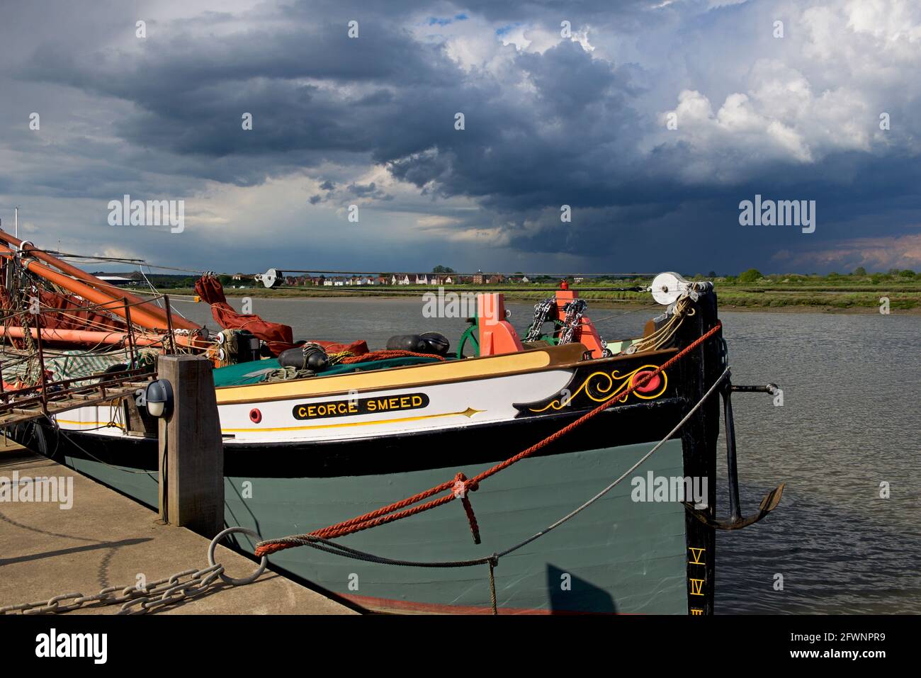 The Blackwater estuary at Maldon, Essex, England UK Stock Photo - Alamy
