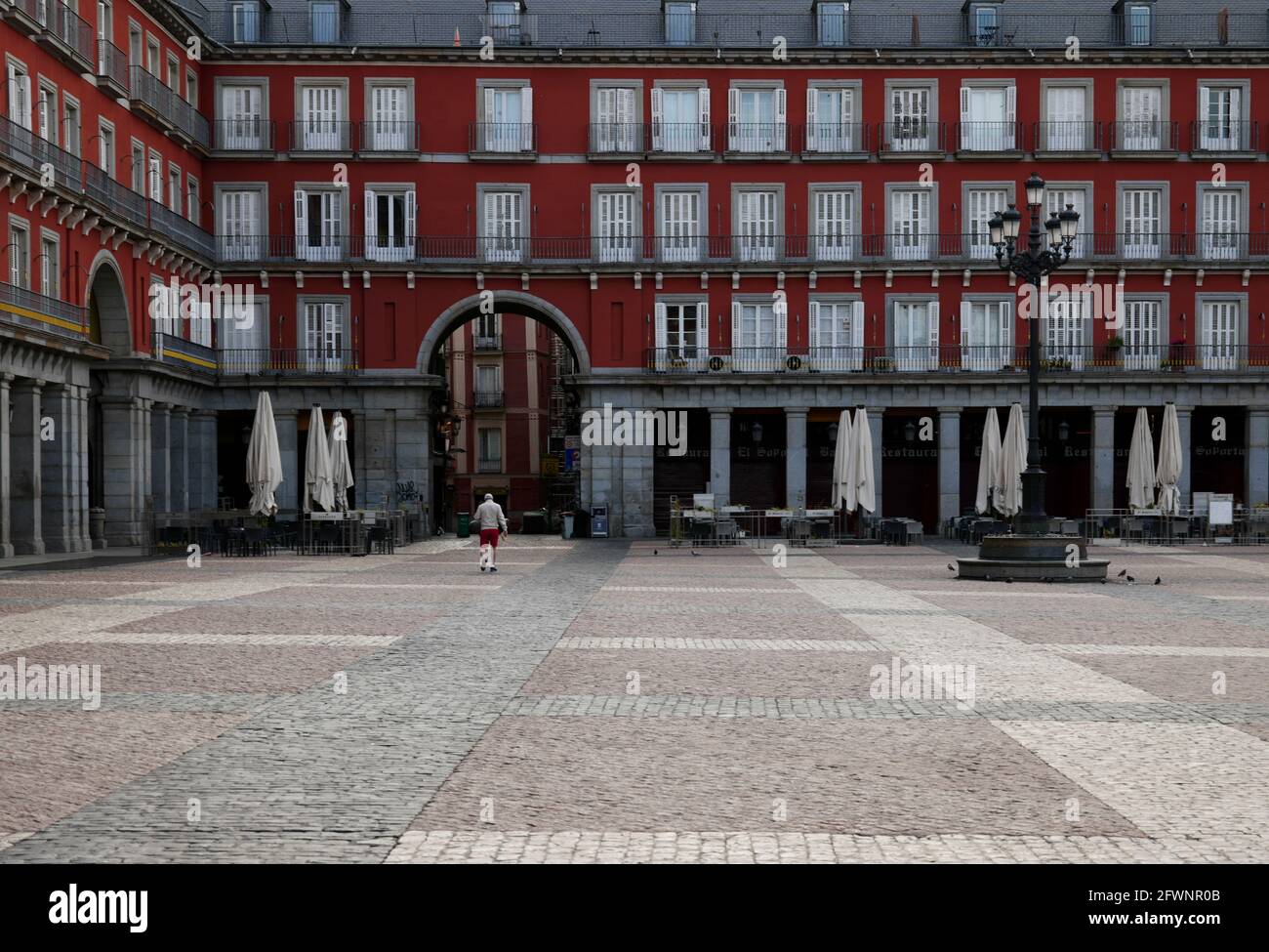 Main Square (Plaza Mayor) of Madrid, Spain Stock Photo - Alamy