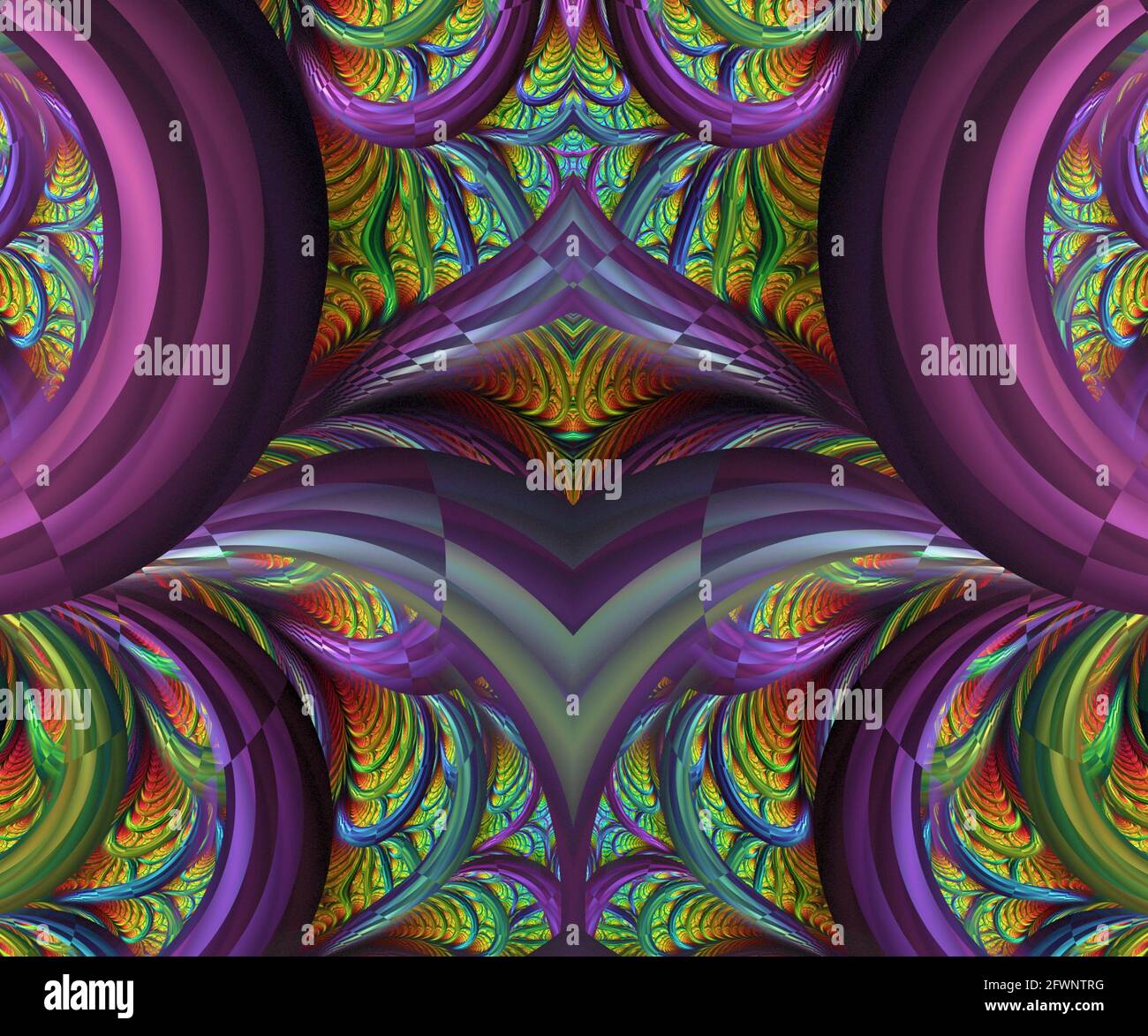 Computer generated fractal artwork for creative art,design and ...