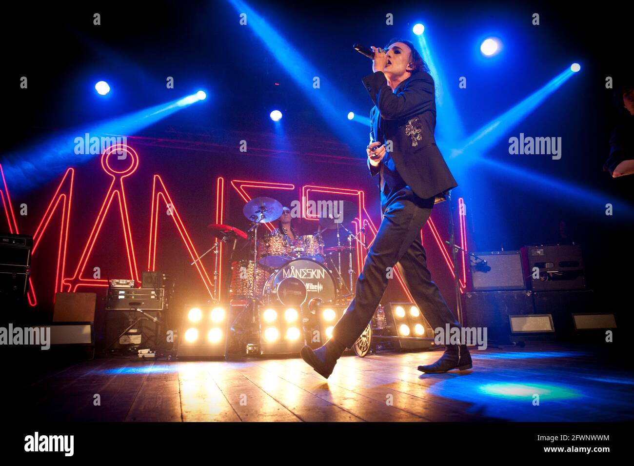 MANESKIN concert at the Quirinetta theater in Rome. The band-phenomenon ...