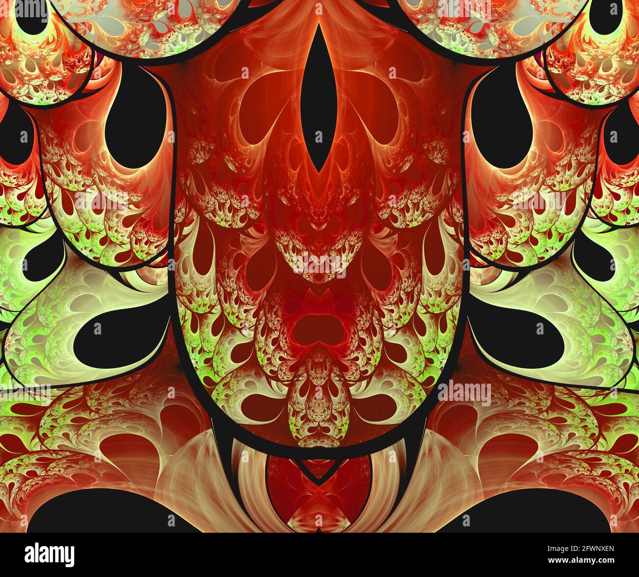 Computer generated fractal artwork for creative art,design and ...