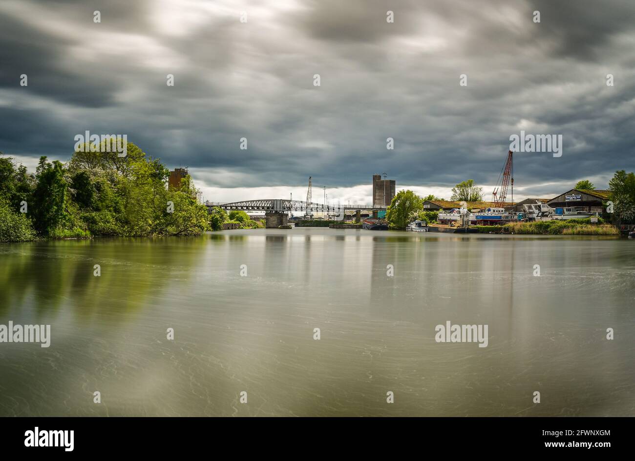 Sharpness Marina, Gloucestershire Stock Photo - Alamy