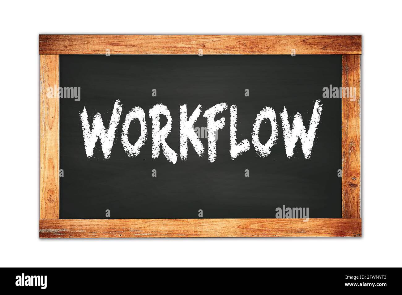 Workflow text on black Cut Out Stock Images & Pictures - Alamy