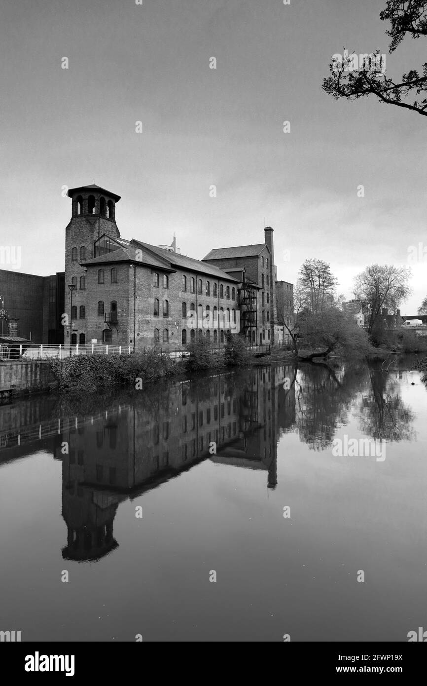The Silk Mill and Museum of Making World Heritage Site, river Derwent ...