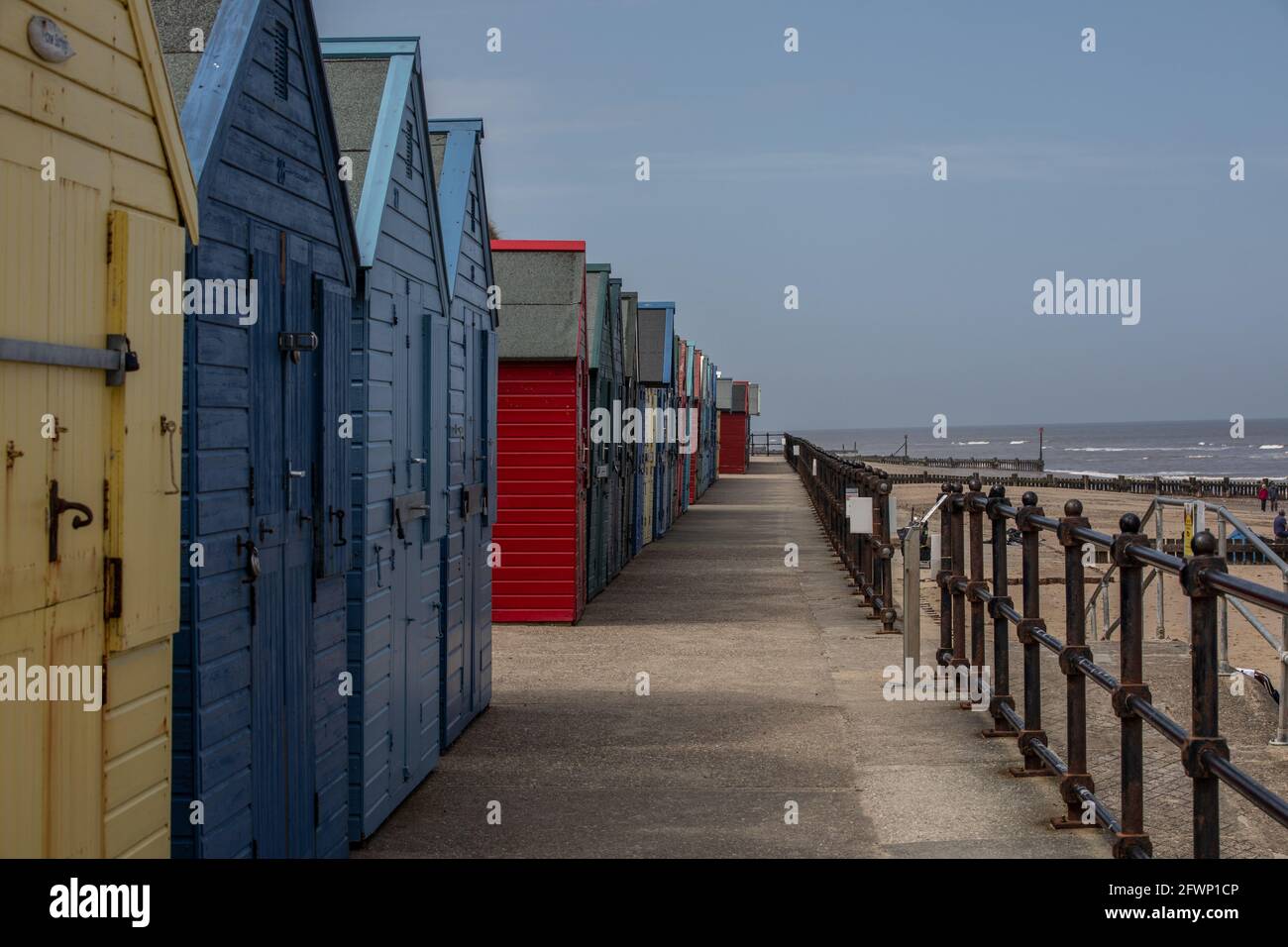 Mundesley beach huts norfolk hi-res stock photography and images - Alamy