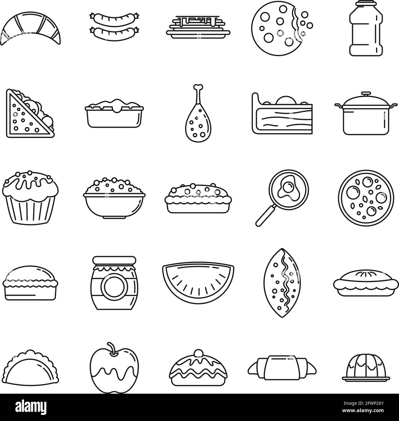 Homemade dish glass dish Stock Vector Images - Alamy