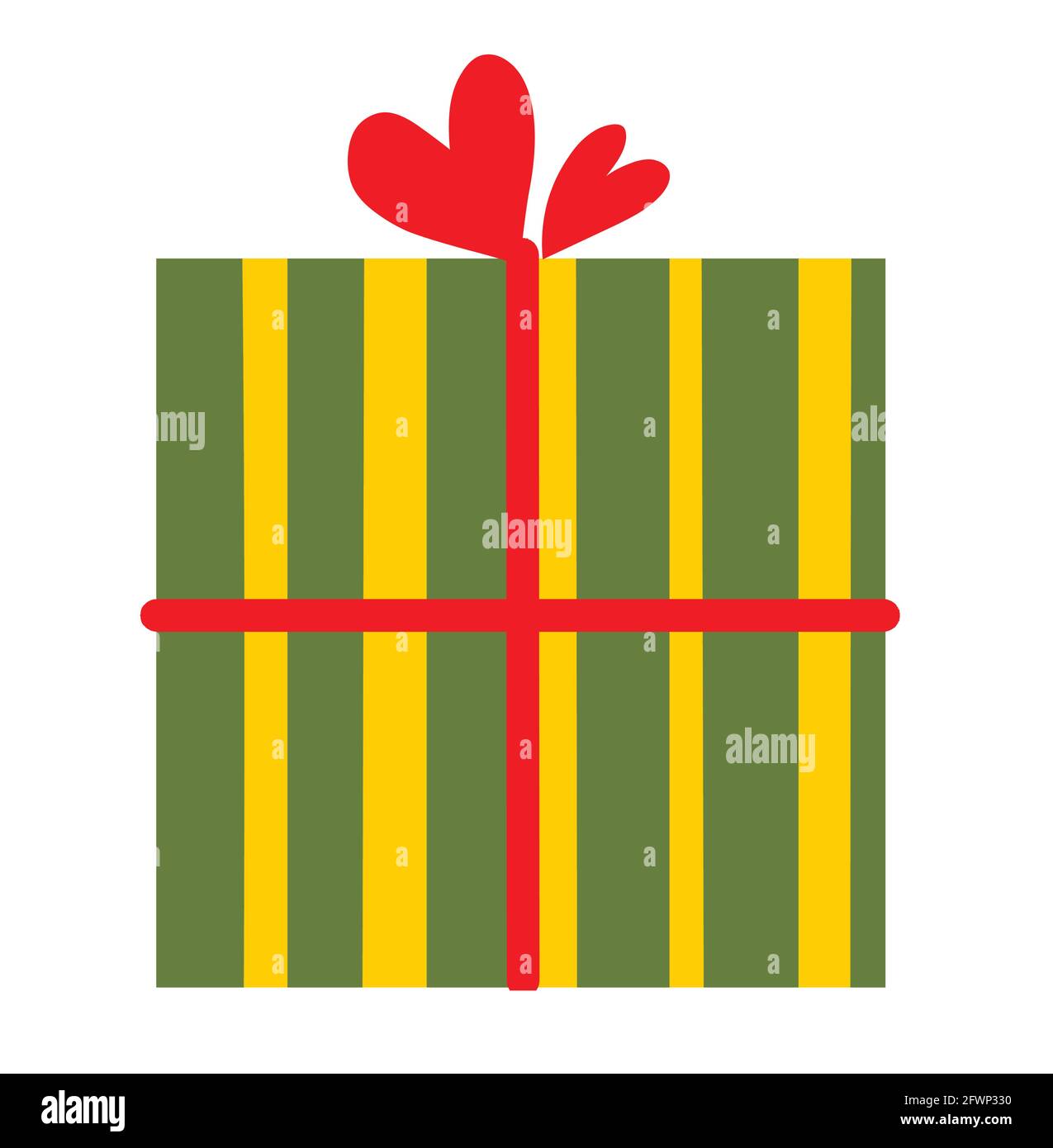 Gift box with love logo icon vector illustration Stock Vector Image & Art - Alamy