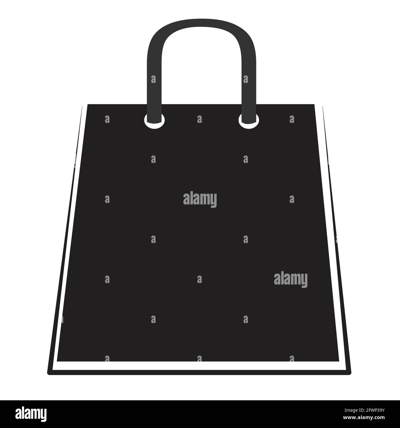 Shopping bag vector stock illustration Stock Vector Image & Art - Alamy