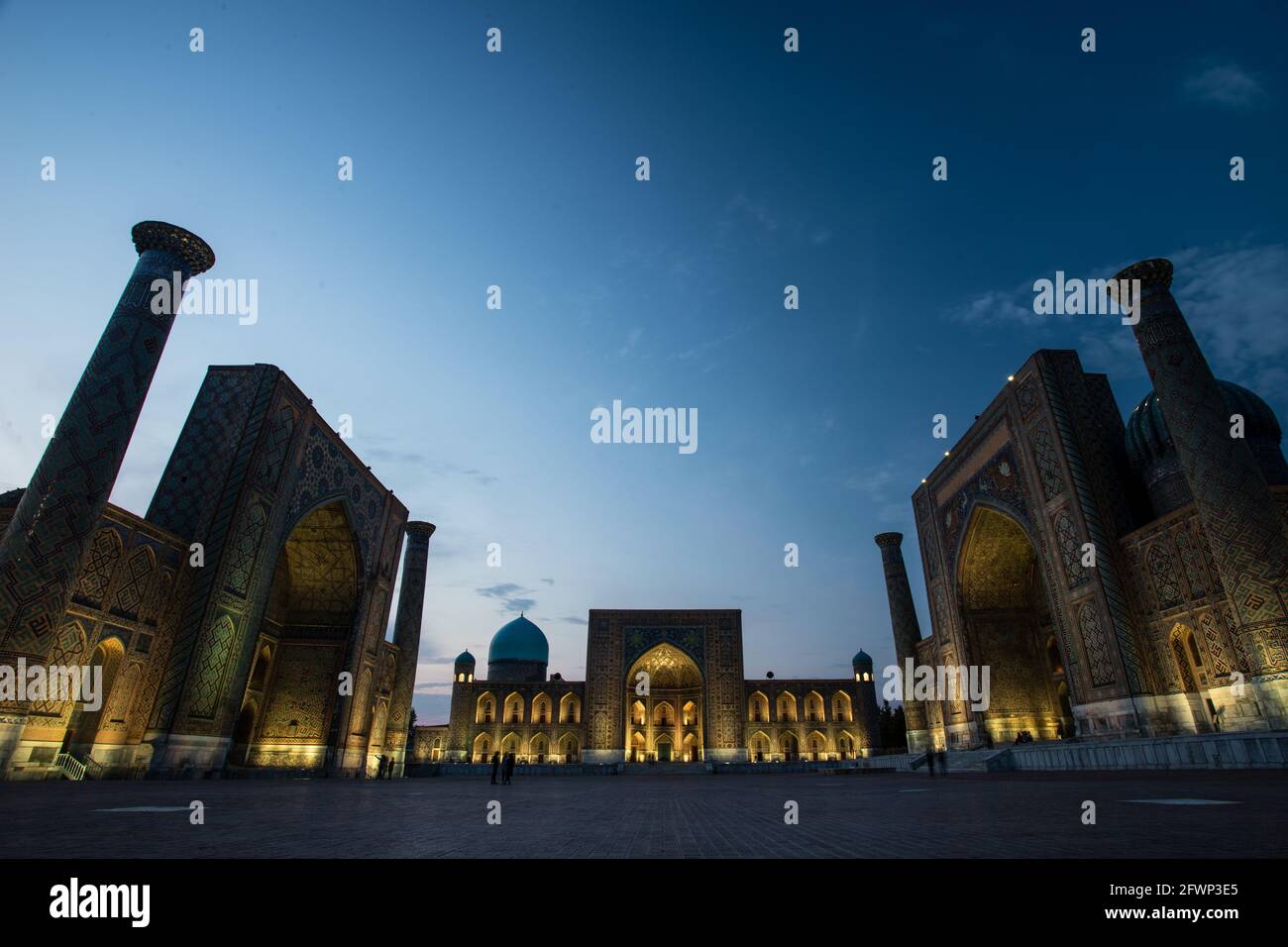 The Registan complex in Samarkand, Uzbekistan Stock Photo - Alamy