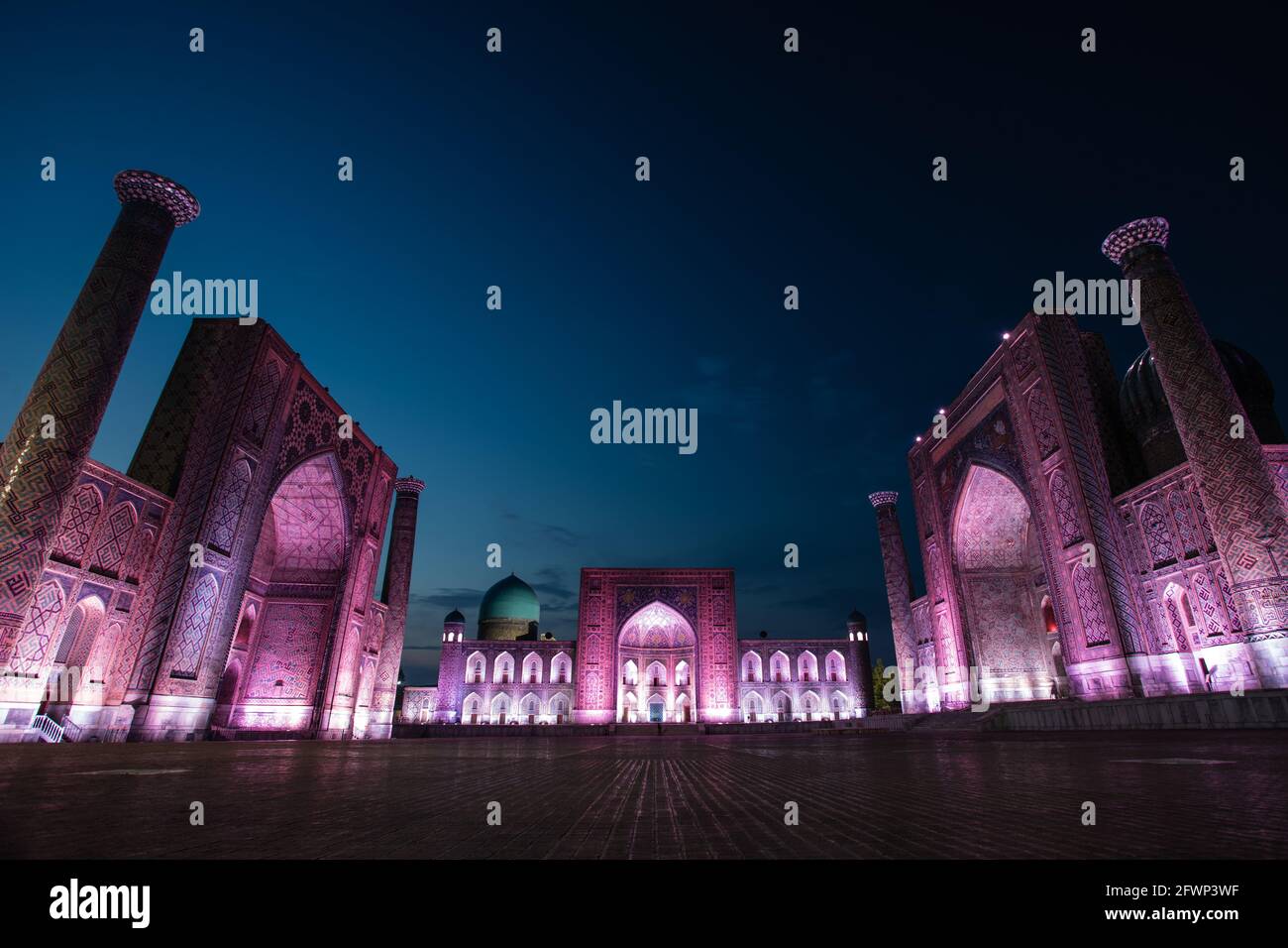 The Registan complex in Samarkand, Uzbekistan Stock Photo - Alamy