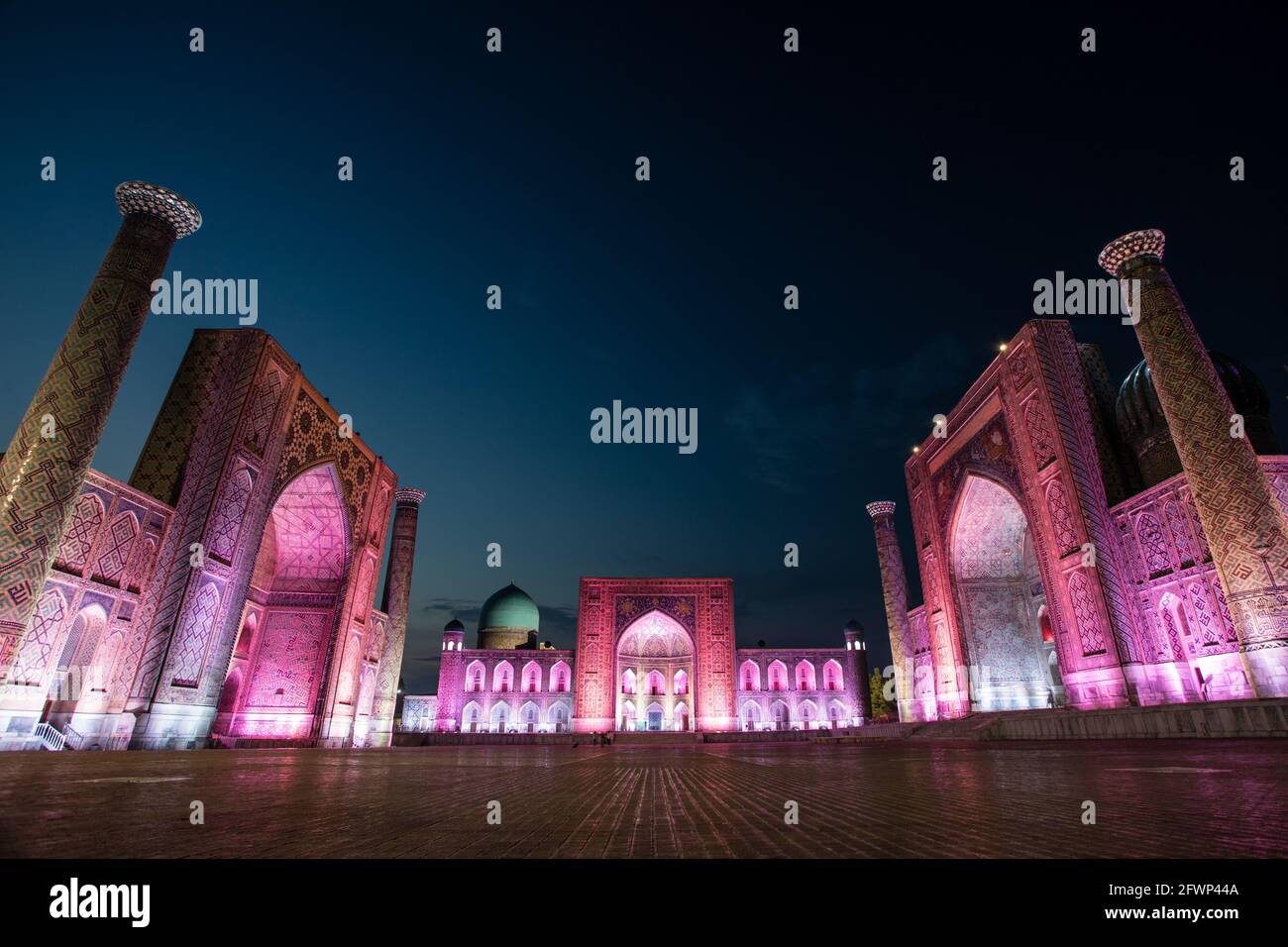 The Registan complex in Samarkand, Uzbekistan Stock Photo - Alamy
