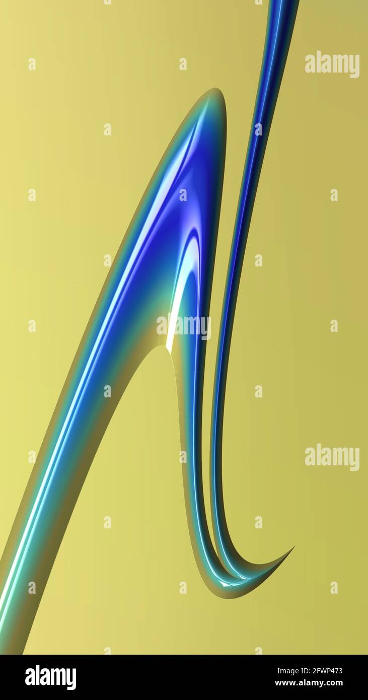 Ornate colourful and digitally generated 3D background Stock Photo - Alamy