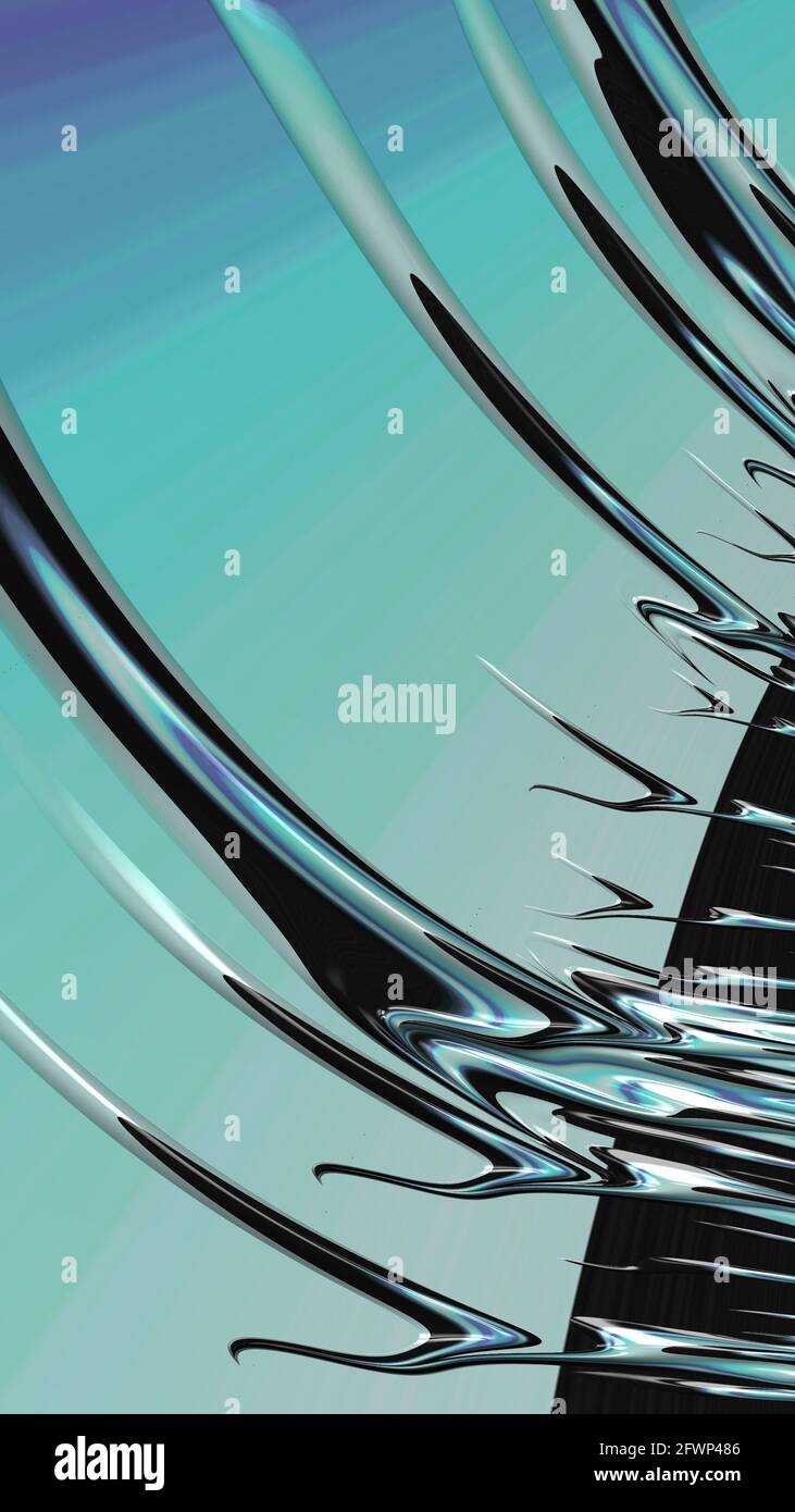 Ornate colourful and digitally generated 3D background Stock Photo - Alamy