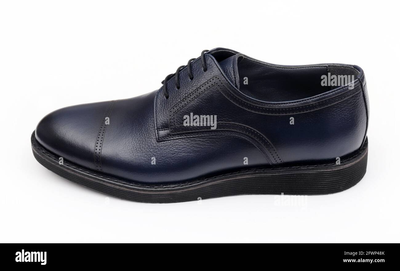 Classic, modern, leather men's shoes Stock Photo - Alamy