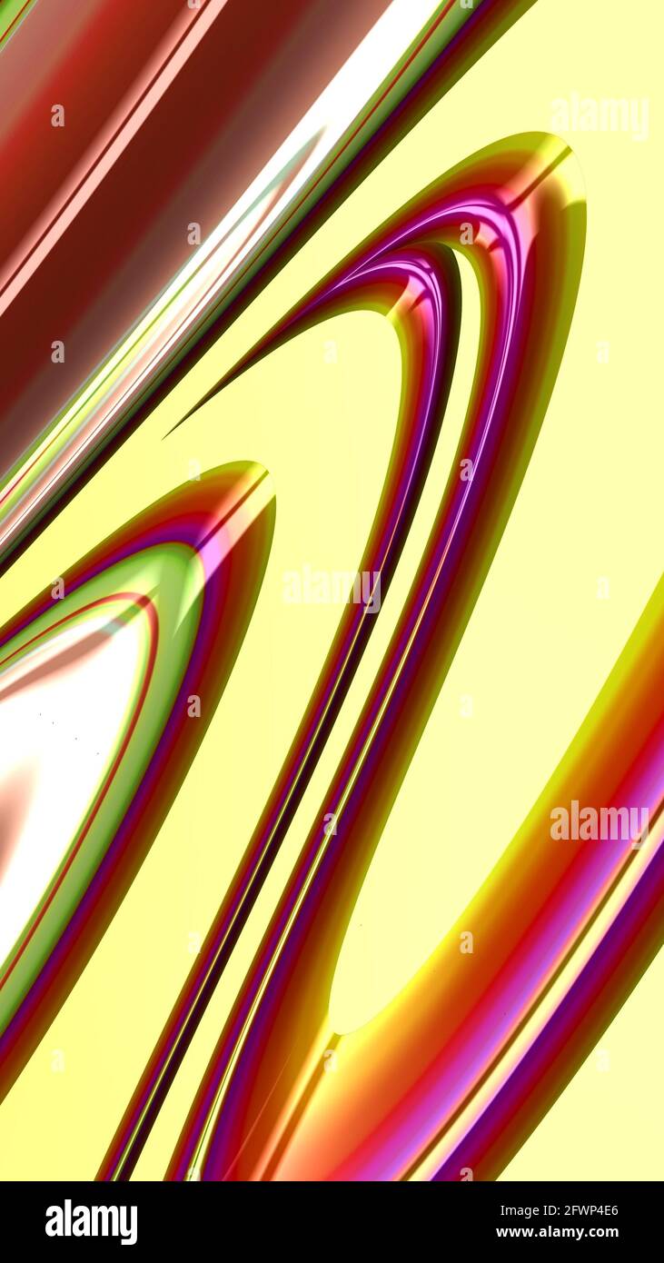 Ornate colourful and digitally generated 3D background Stock Photo - Alamy