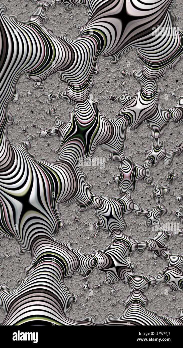 Ornate colourful and digitally generated 3D background Stock Photo - Alamy