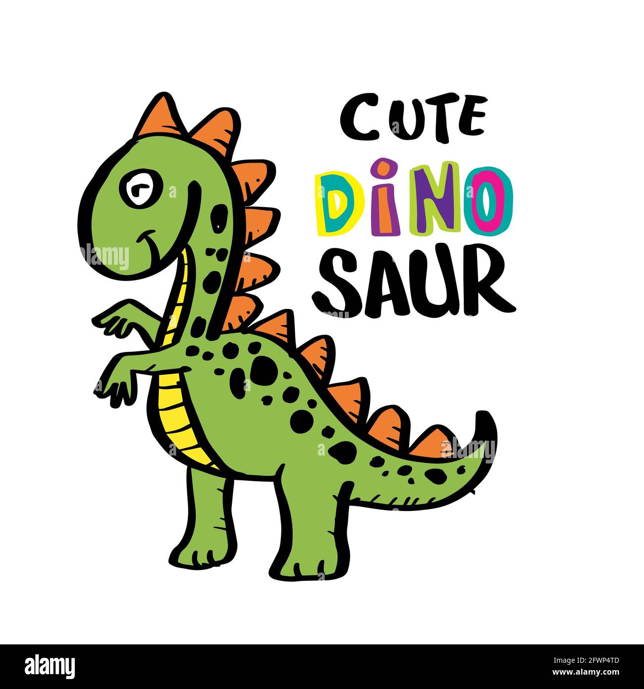 Cute Dinosaur Doodle