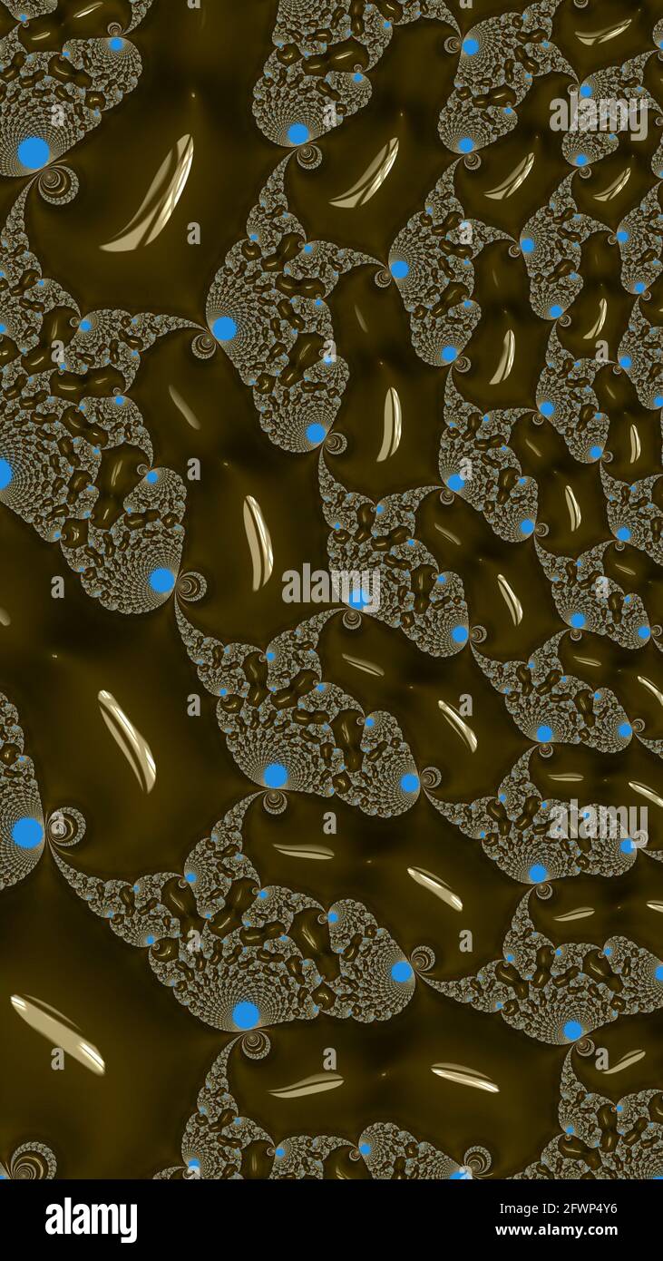 Ornate colourful and digitally generated 3D background Stock Photo - Alamy