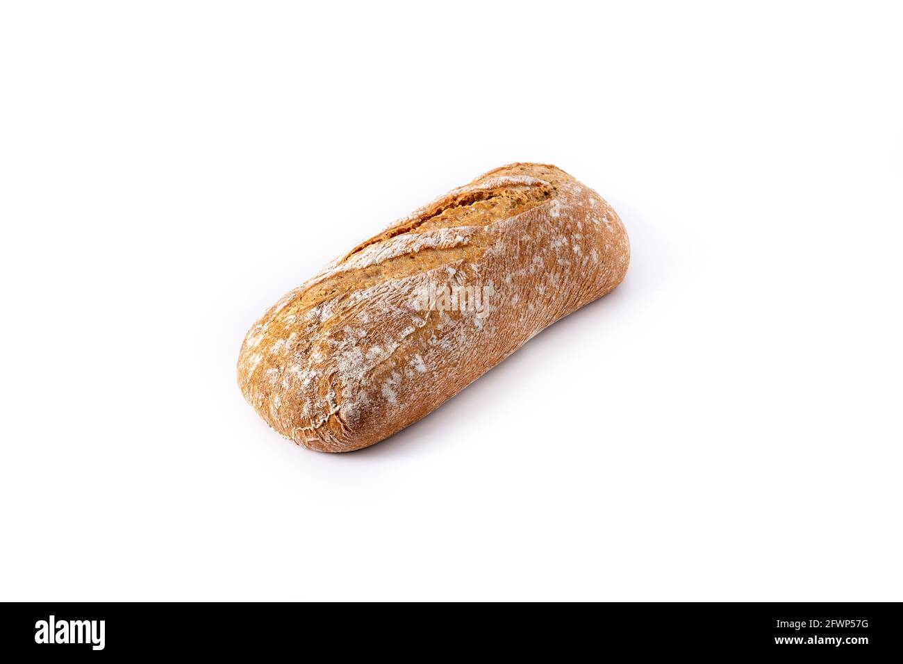 Fresh baked bread isolated on white background Stock Photo - Alamy