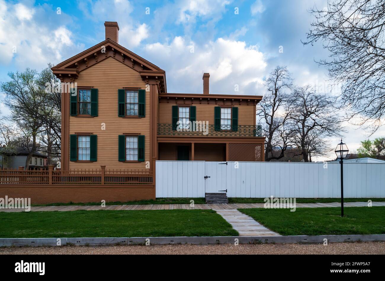 Abraham lincoln home national historic hi-res stock photography and ...