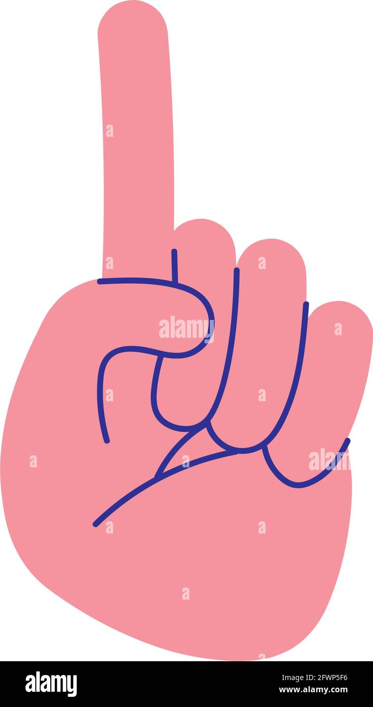 one human hand gesture icon Stock Vector Image & Art - Alamy