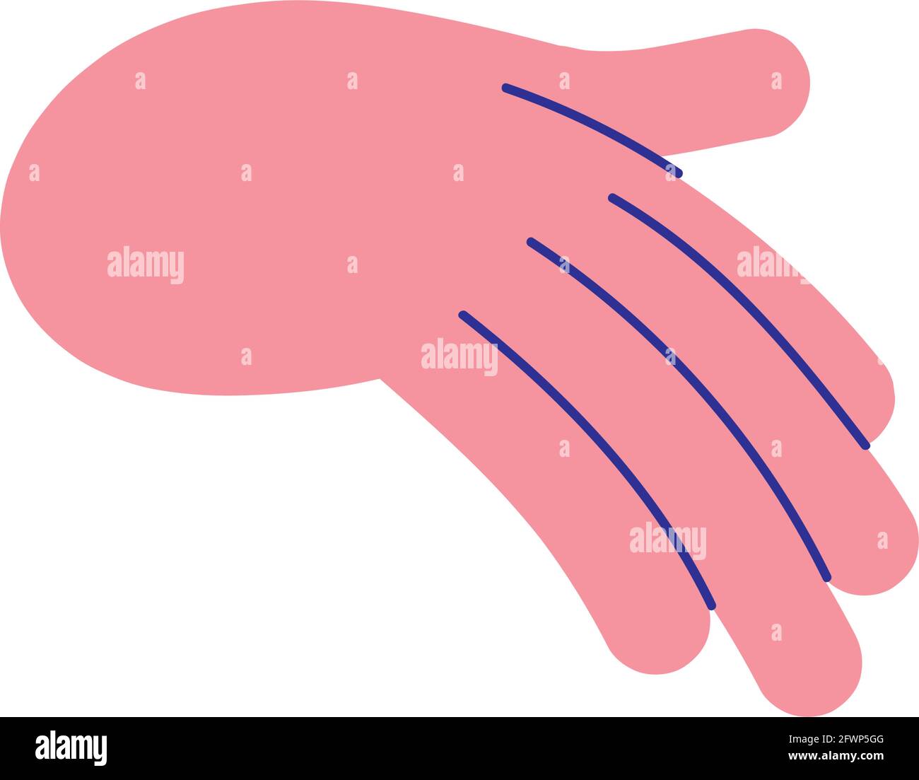 palm human hand gesture icon Stock Vector Image & Art - Alamy