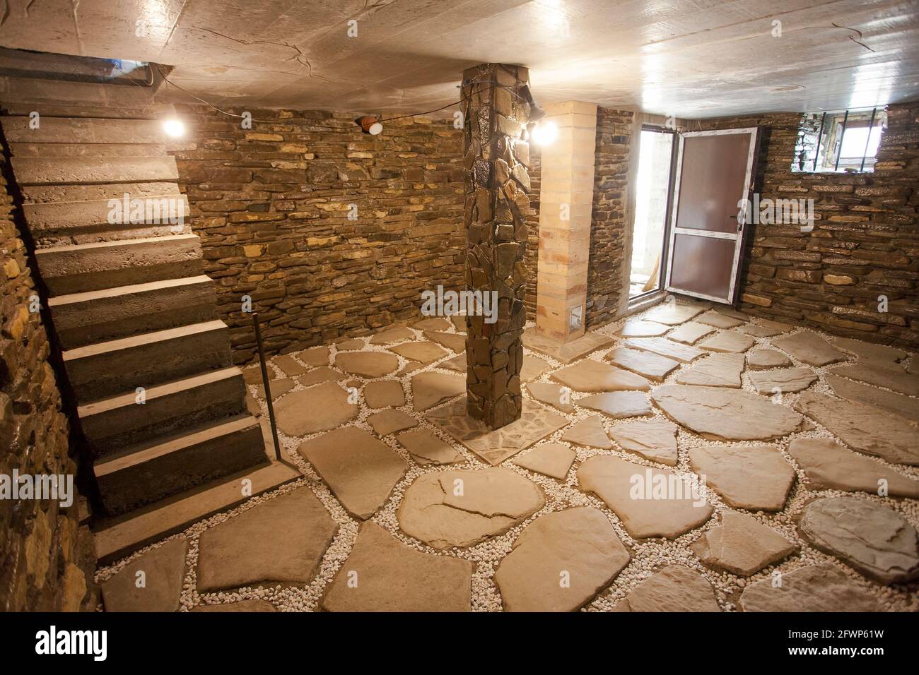 English Stone Basement Commercial Basement Waterproofing In Newcastle