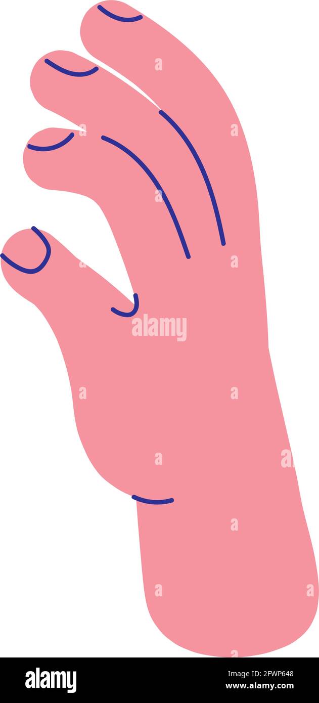 B human hand gesture icon Stock Vector Image & Art - Alamy