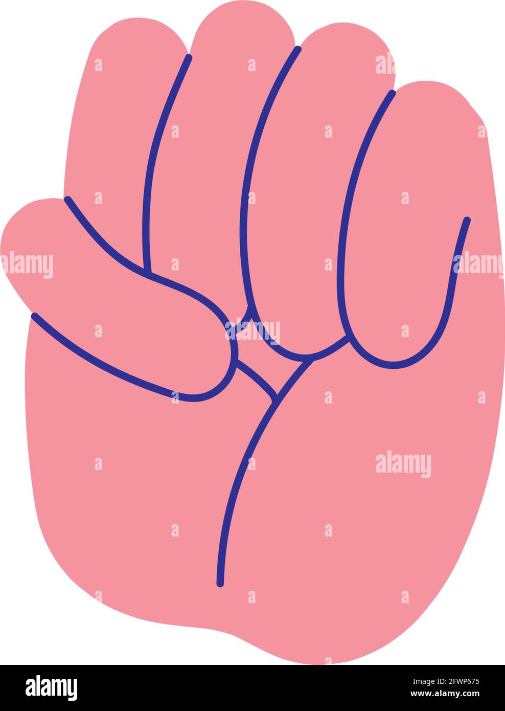 human hand punch gesture icon Stock Vector Image & Art - Alamy