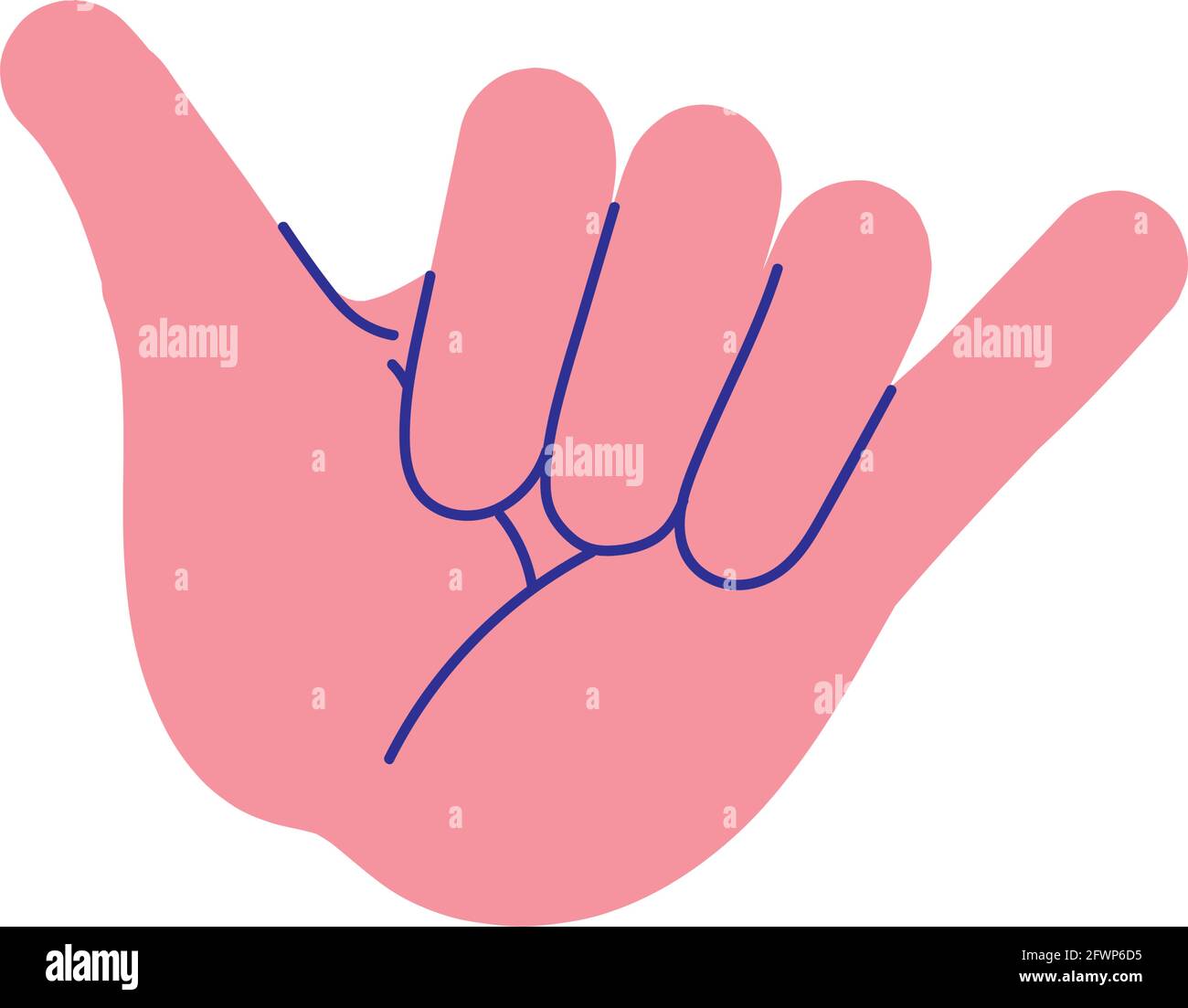 human hand Y gesture icon Stock Vector Image & Art - Alamy