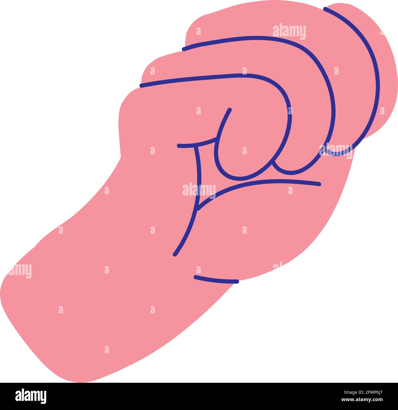 human hand fist gesture icon Stock Vector Image & Art - Alamy